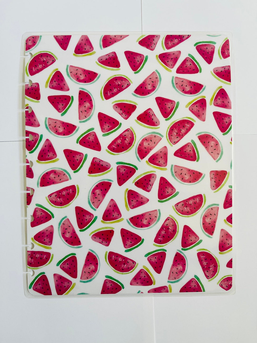 Watermelon Kawaii Fruit Summer Theme Disc Planner Happy - Etsy