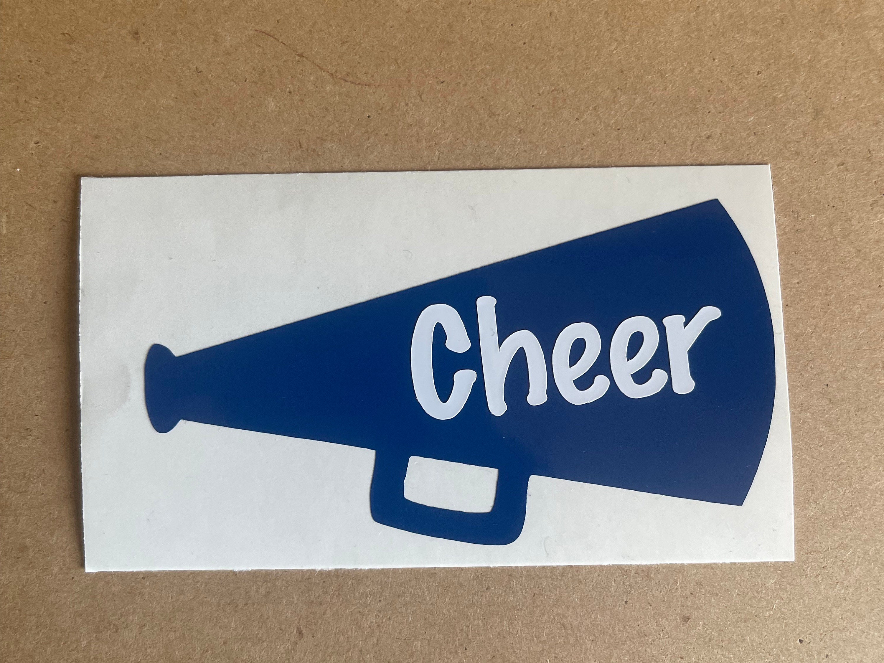 Cheer Megaphone Sticker Cheer Competition Vinyl Cheer Dance - Etsy