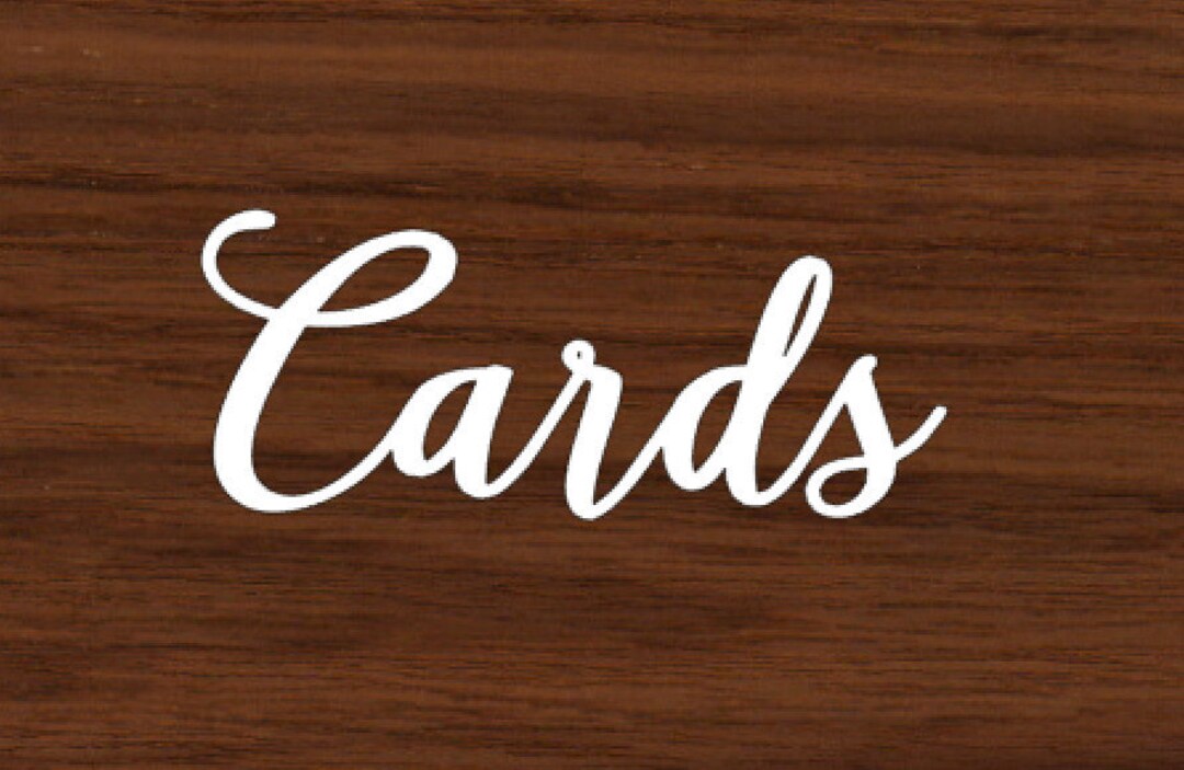 Anniversary Cards, Wedding Cards Decal, Decal for Card Box, DIY Wedding ...