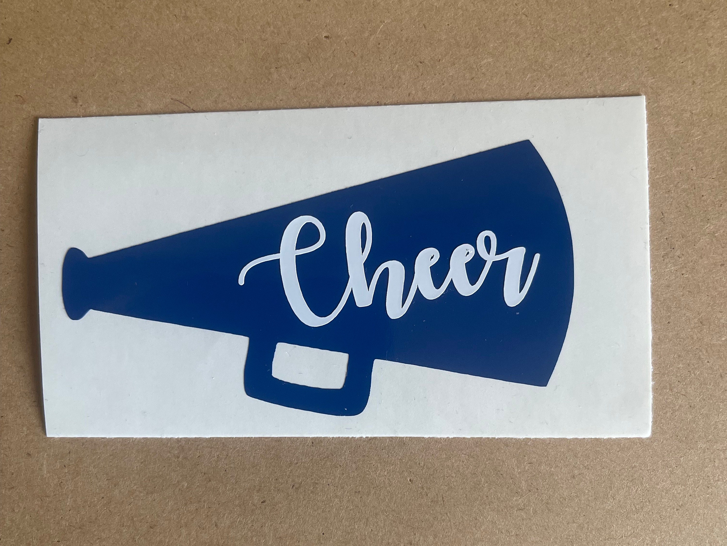 Cheer Megaphone Sticker Cheer Competition Vinyl Cheer Dance - Etsy