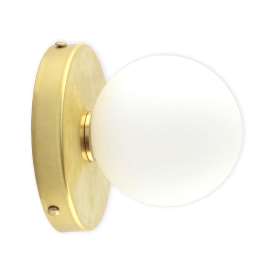 Mini 4-inch Globe Sconce small Sconce Modern Wall Lamp Minimalist ...