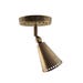 Adjustable Brass Cone Spotlight – Articulating Ceiling Light, With ...