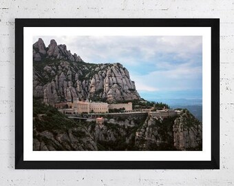 Montserrat Monastery Print - Etsy