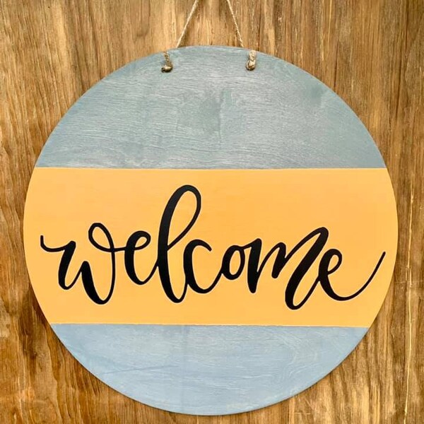 Outdoor Welcome Sign - Etsy