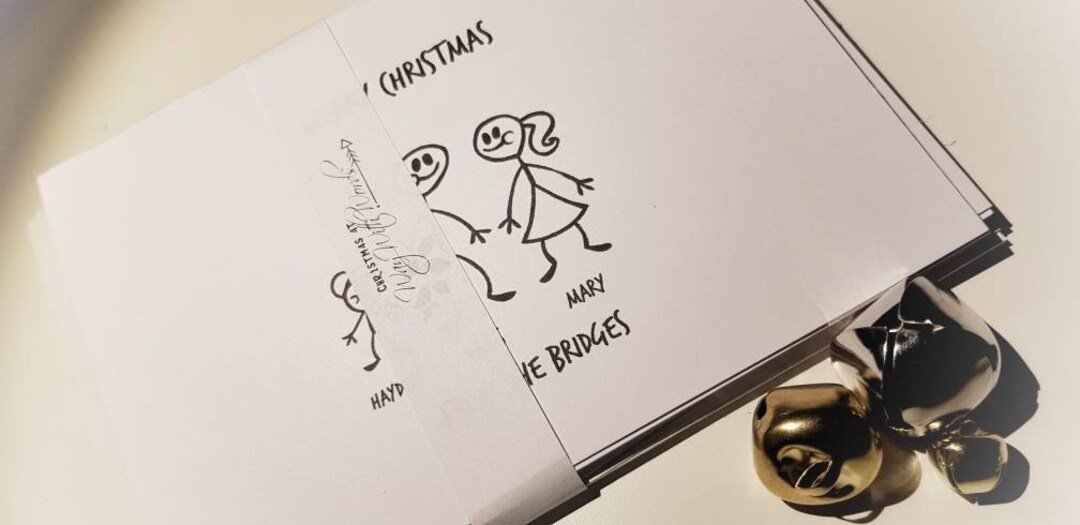 Matchstick Family Unique Christmas Card Pack Set - Etsy UK