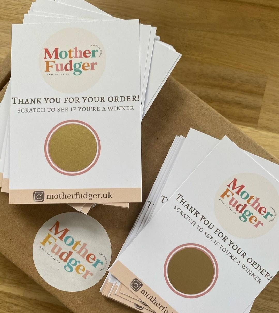 Business Scratch Cards Personalised With Logo - Etsy UK