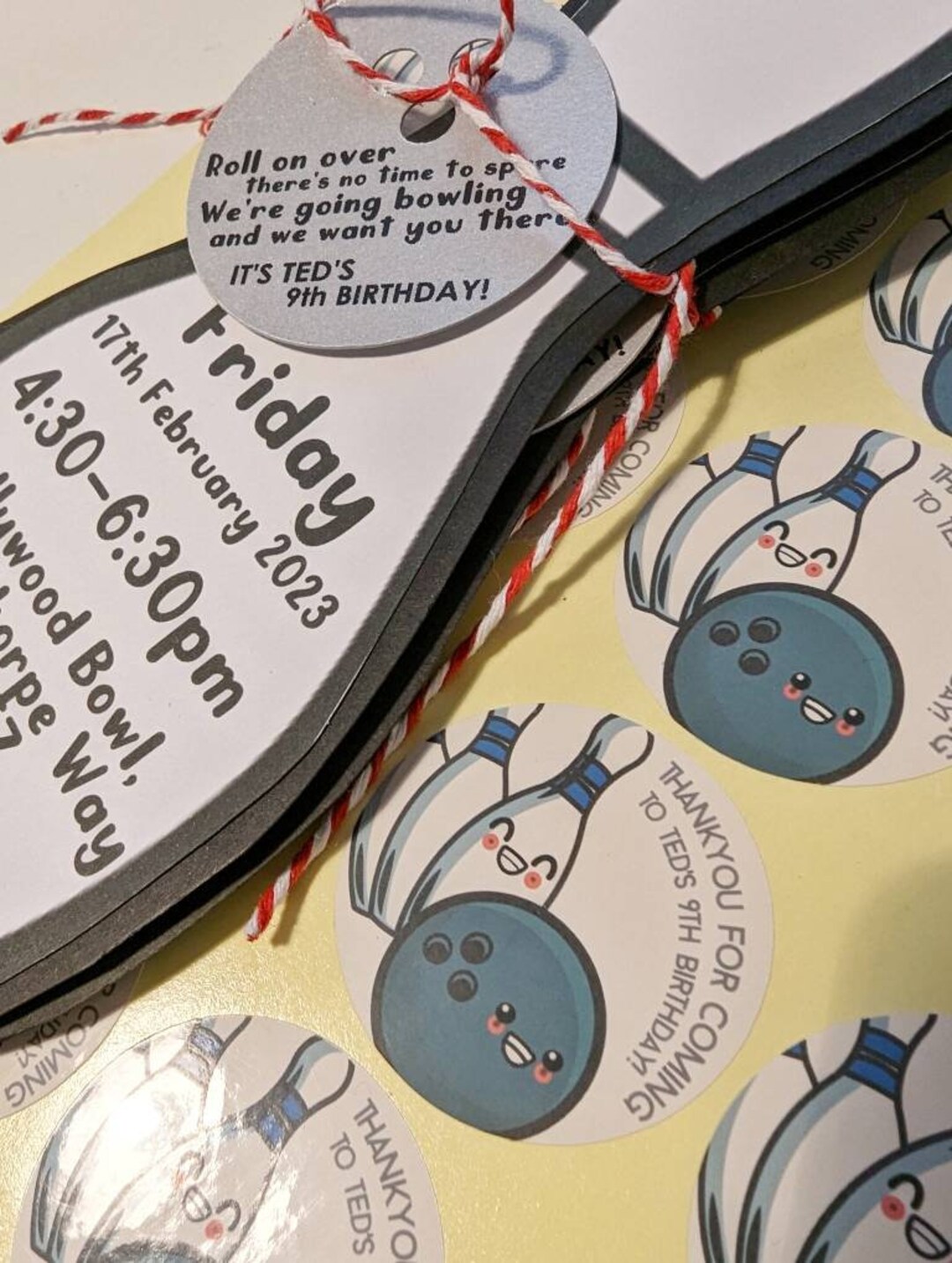 Party Favour, Personalised Round Gloss Sweet Cone Stickers Labels ...