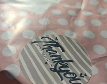 Vinted Thank You Stickers - Etsy UK