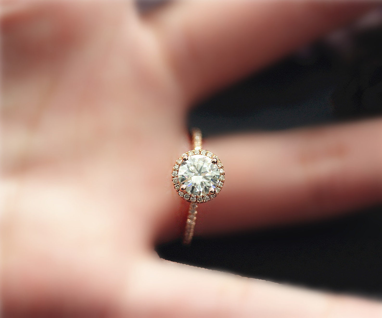 6.5mm Round Charles & Colvard Forever Classic Moissanite | Etsy