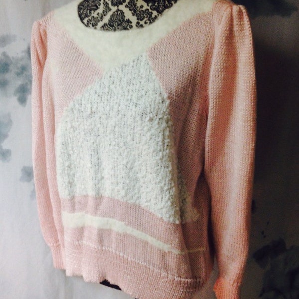 80s Triangle Sweater - Etsy