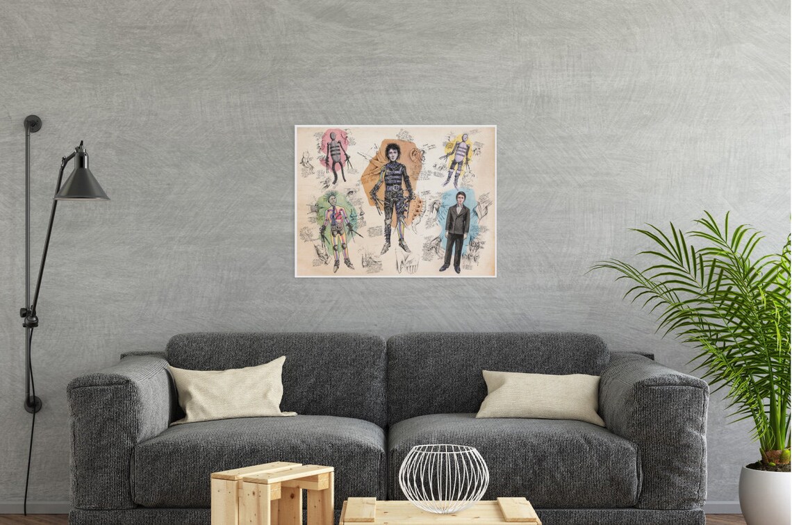 Edward Scissorhands Blueprints Drawings - Etsy