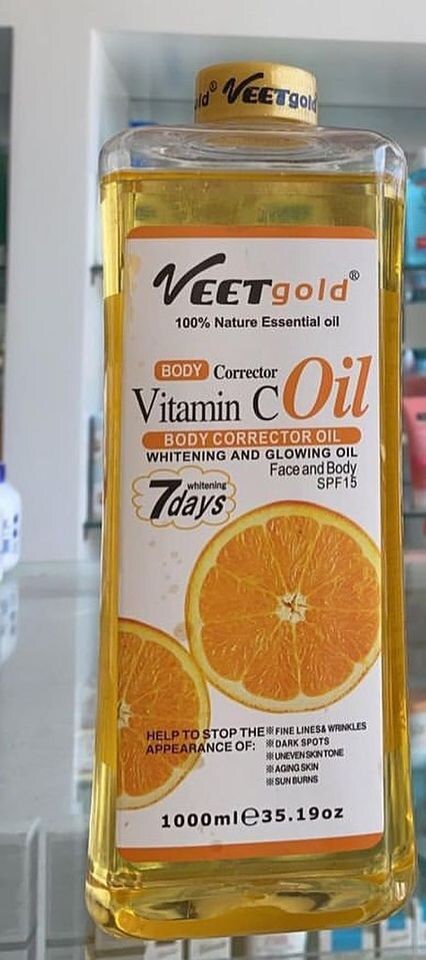 Veet Gold Vitamin C Oil Glow Oil Black Spot Remover 7 Days | Etsy