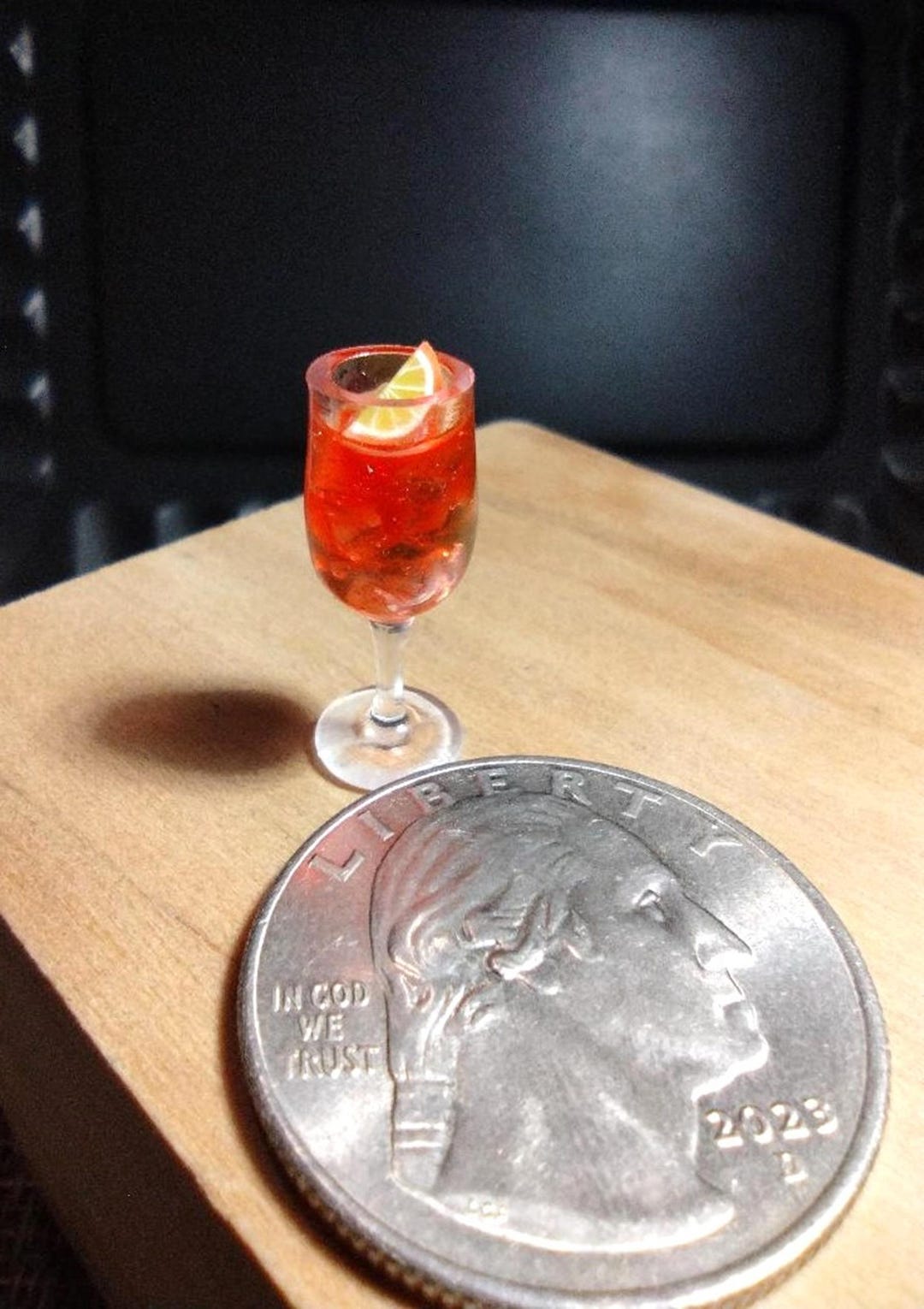 Miniature Aperol Spritz Cocktail / 1:12 Scale Dollhouse Cocktails - Etsy