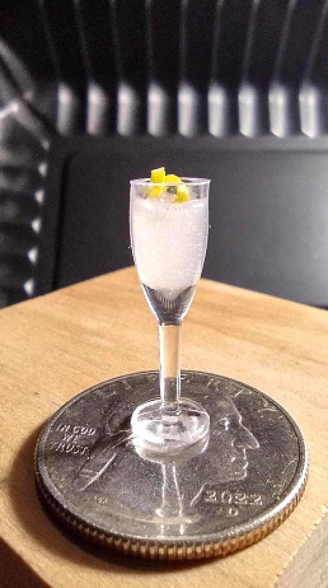 Miniature French 75 Cocktail / 1:12 Scale Cocktails for Dollhouse - Etsy