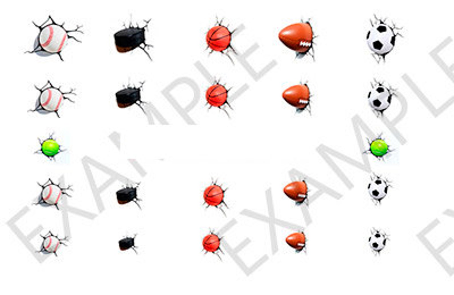 Hockey Puck Football Ball Baseball Ball Basketball Ball - Etsy