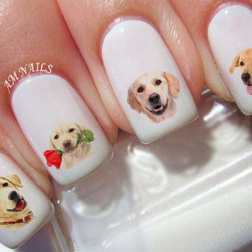 54 Labrador Retriever Nail Decals A1291 - Etsy