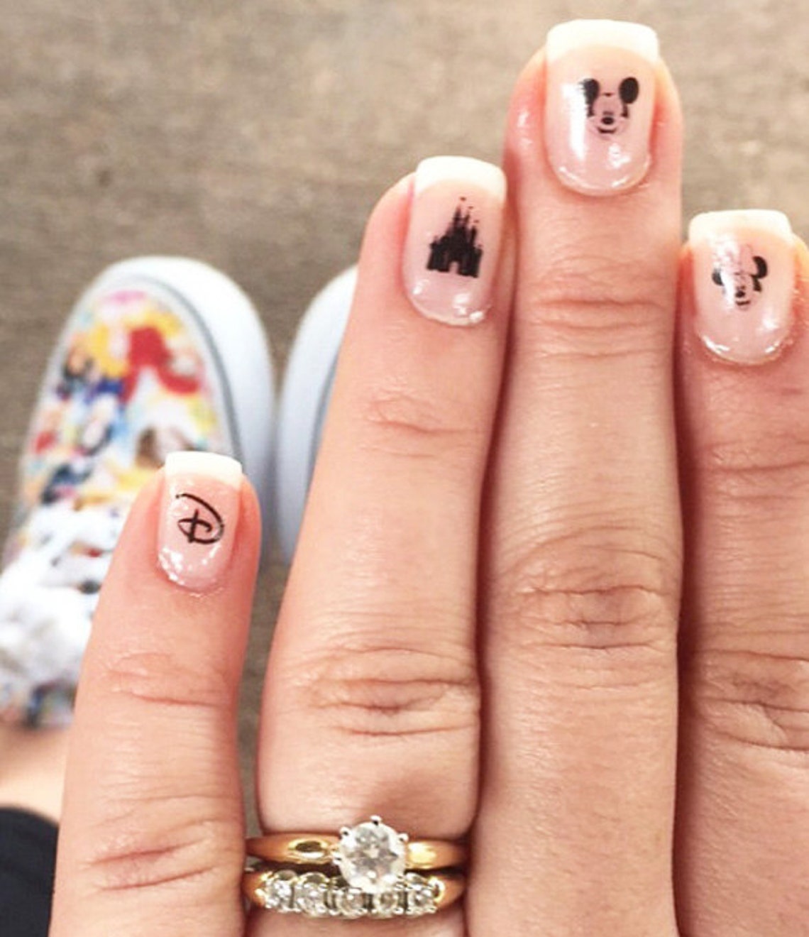 Disney Nail Decals Set of 50 A1211 - Etsy