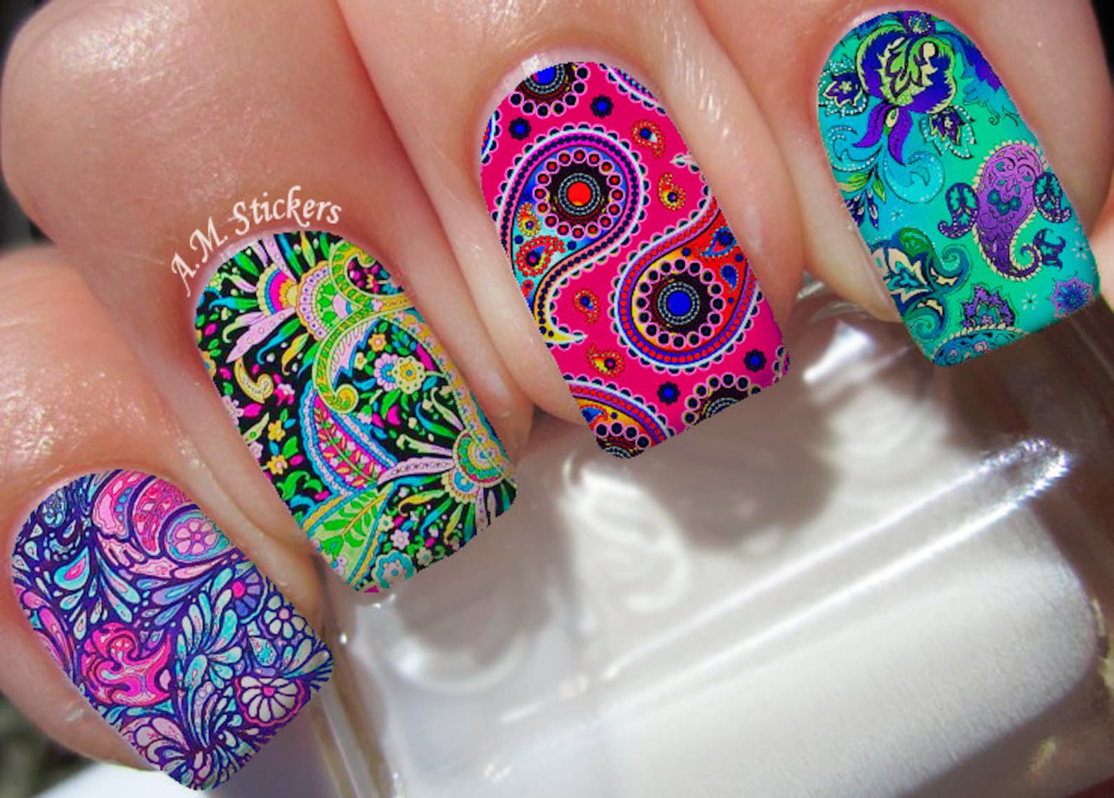 Turkish Cucumber Nail Decals - A1357 - Etsy