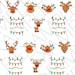 22 Reindeer Nail Decals - A1366 - Etsy