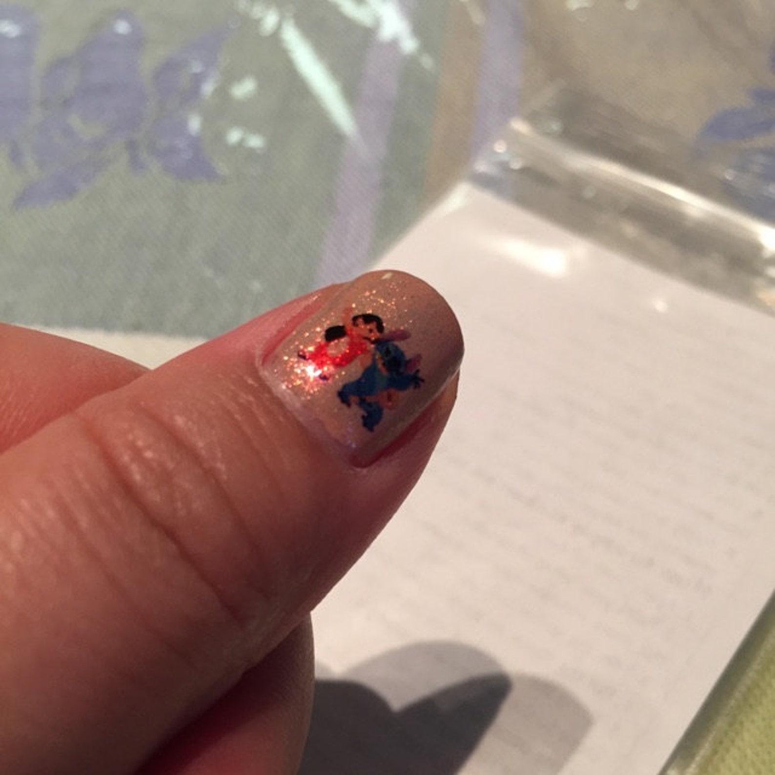 64 Lilo and Stitch Nail Decals A1218 - Etsy