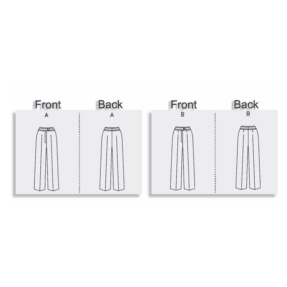 Sewing Sewing & Needlecraft Plain Pants Vogue Pattern V7881 Pants Basic ...