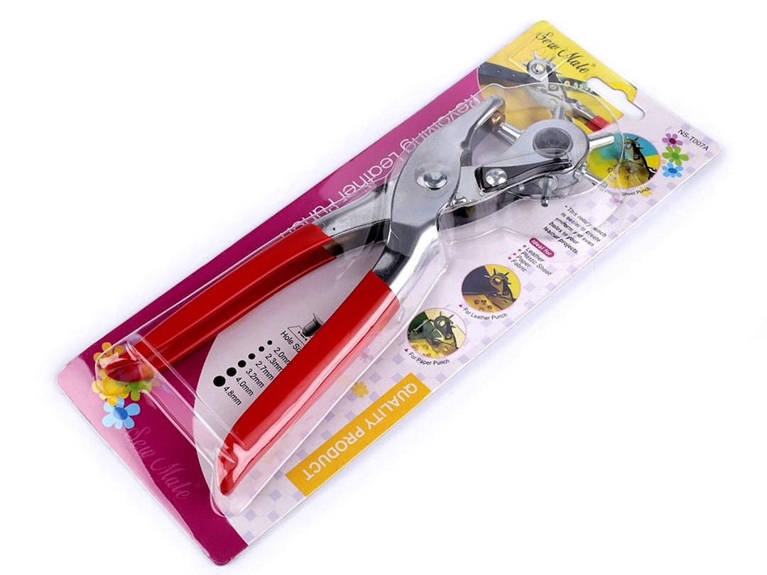 Perforated Pliers Turret Hole Pliers for Plastic, Leather, Paper and ...