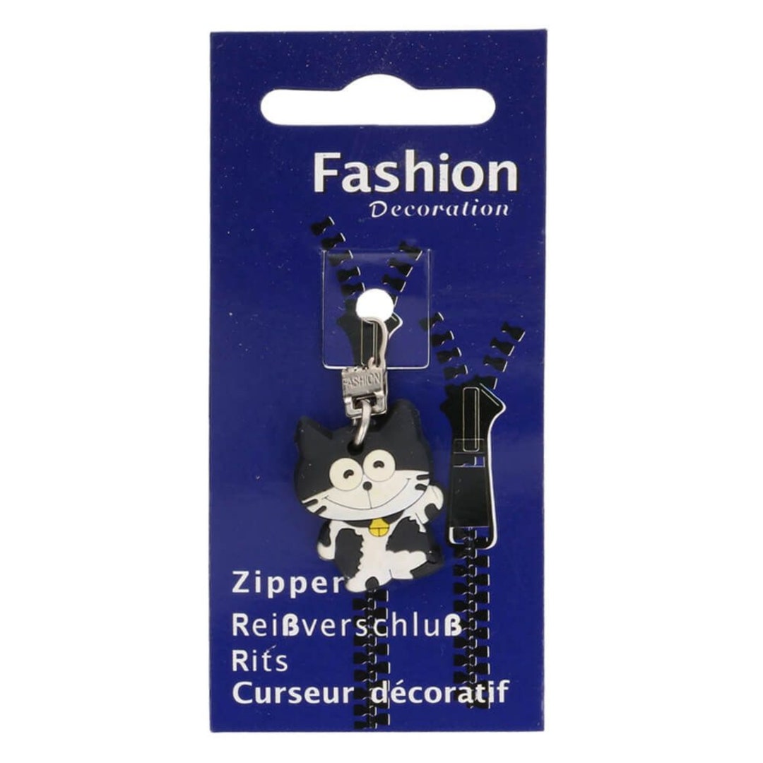 Zipper Puller - Children's Motif - Cat - Etsy