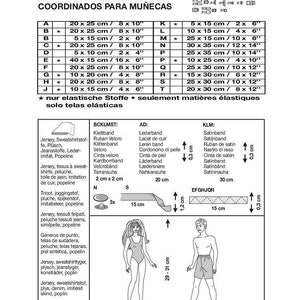 Burda Style Sewing Pattern - Doll Dress - Combination - Mannequin - No ...