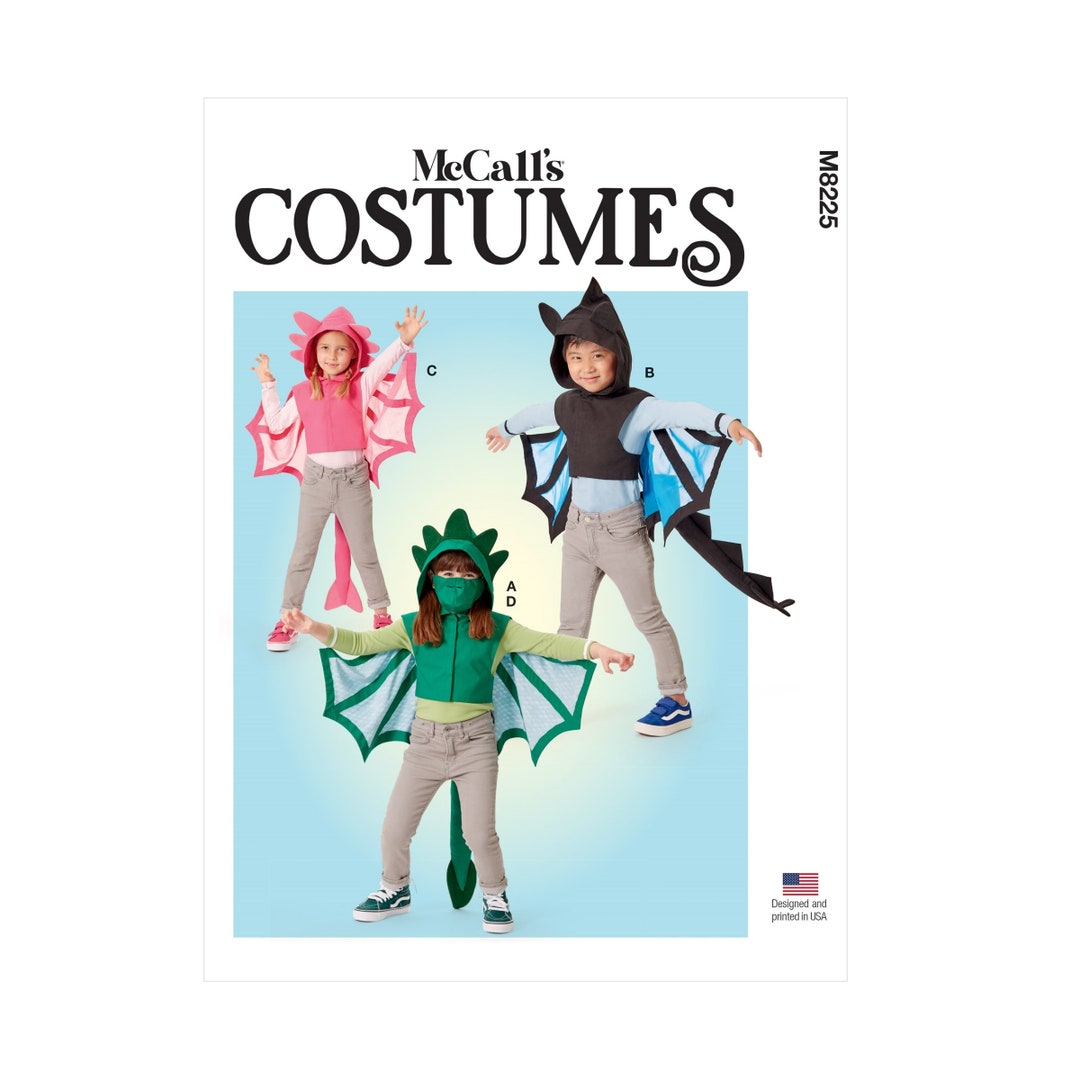 Mccalls Pattern M8225 Costume Carnival Carnival Dragons - Etsy