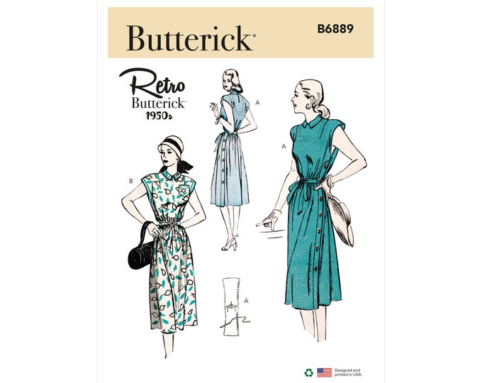 Uncut Butterick Sewing Pattern 5211 Misses' Dresses, 3 Styles, Sizes 8 ...