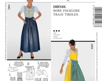 Dirndl Pattern - Etsy