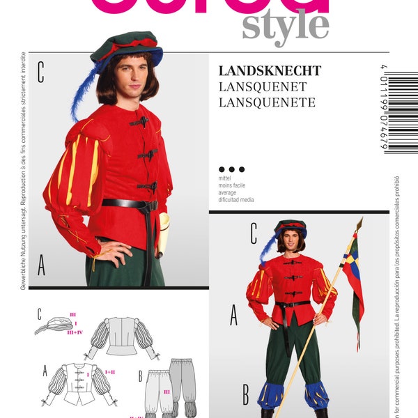 Landsknecht Pattern - Etsy