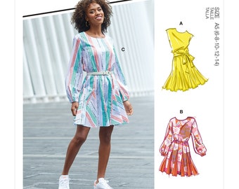 Godet Dress Pattern - Etsy UK