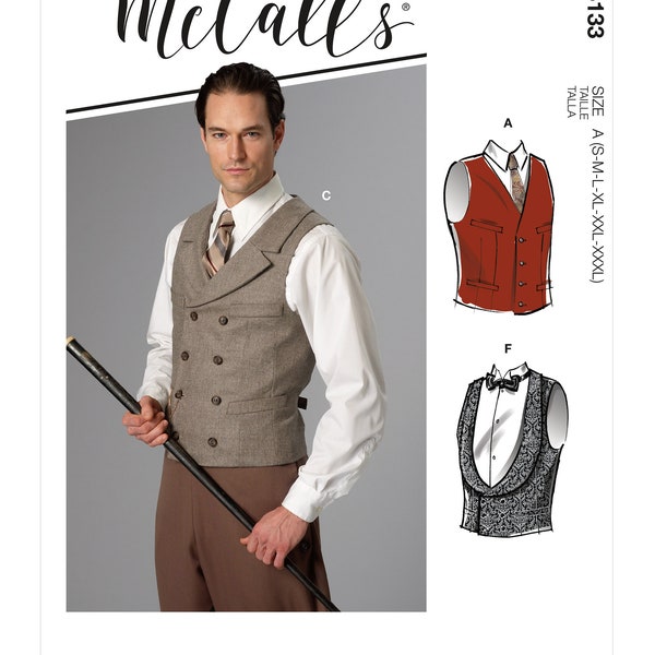 Waistcoat Sewing Pattern - Etsy