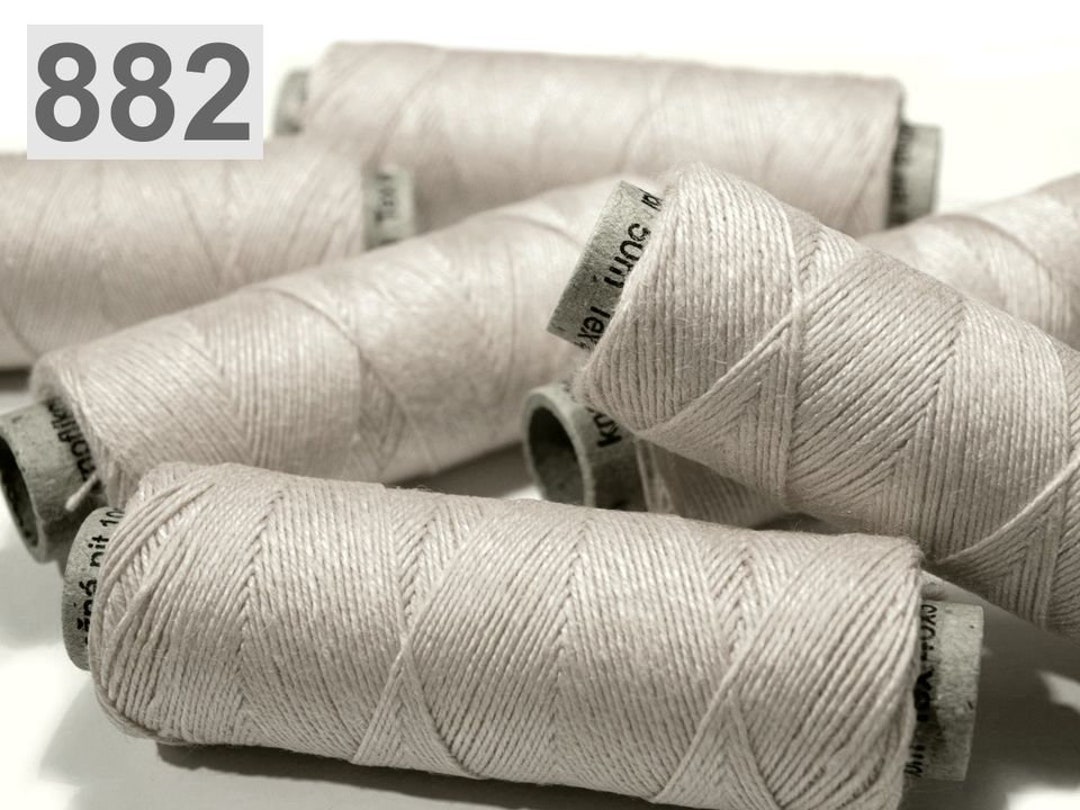 1 Roll 50 M Linen Yarn Yarn Light Grey 882 - Etsy