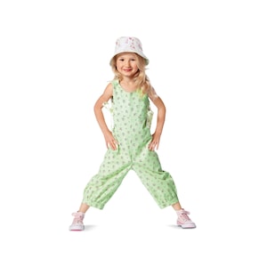 Burda Kids Sewing Pattern Dress, Overalls 9460 - Etsy