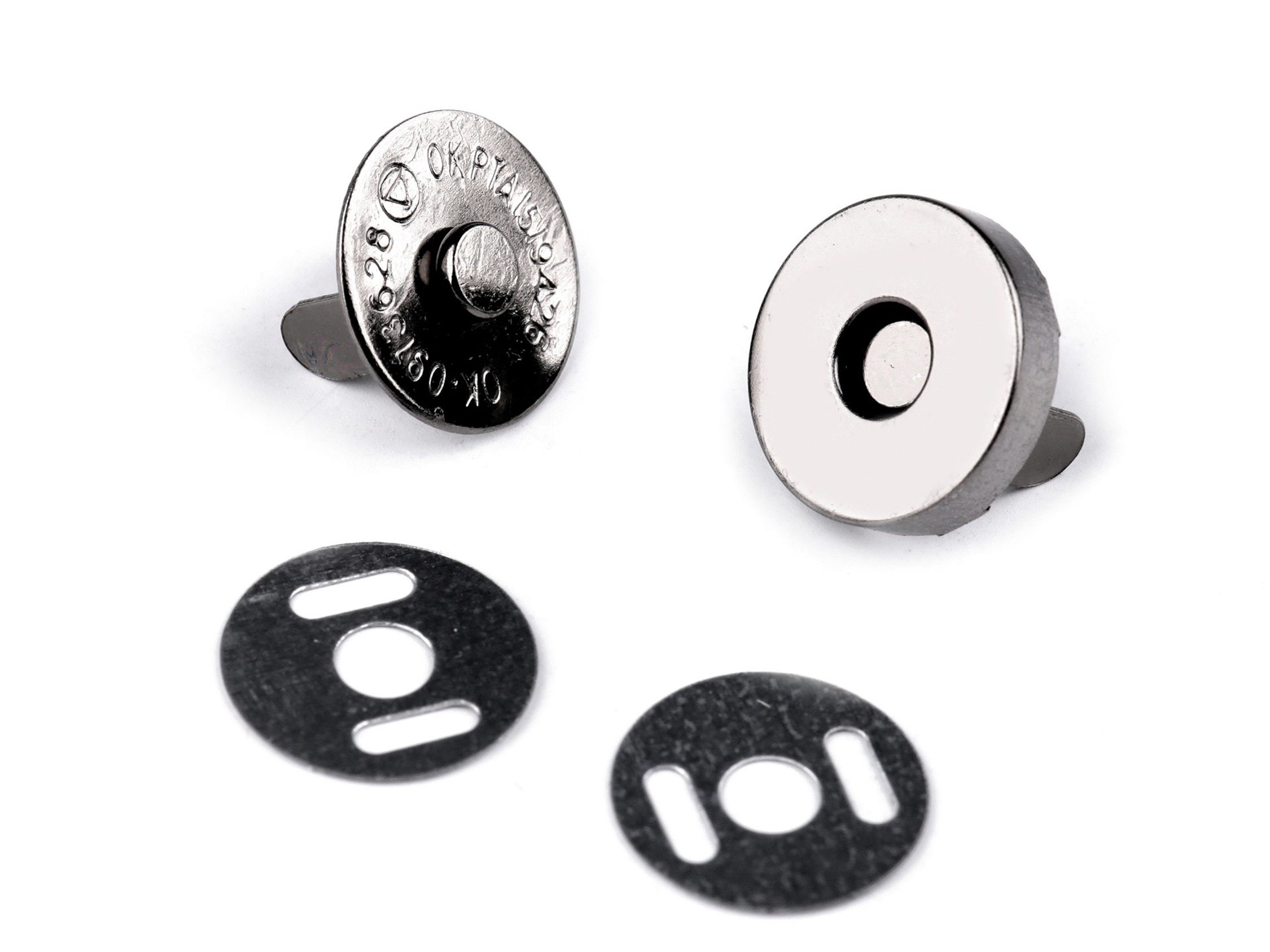 Magnetic Button for Wallets - 5x Magnetic Closure - Sew-free - 14 Mm ...