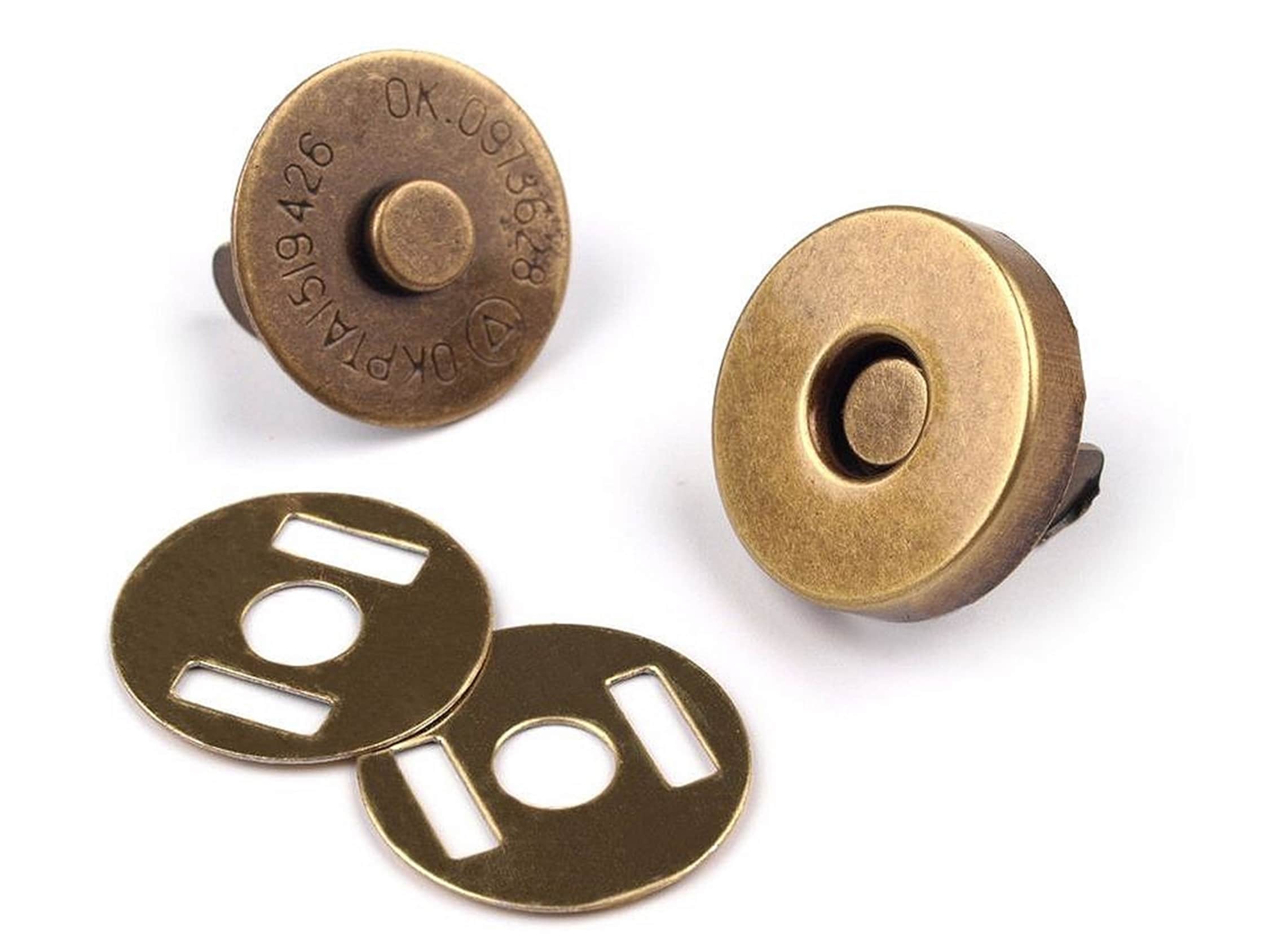 Magnetic Button for Wallets - 5x Magnetic Closure - Sew-free - 14 Mm ...