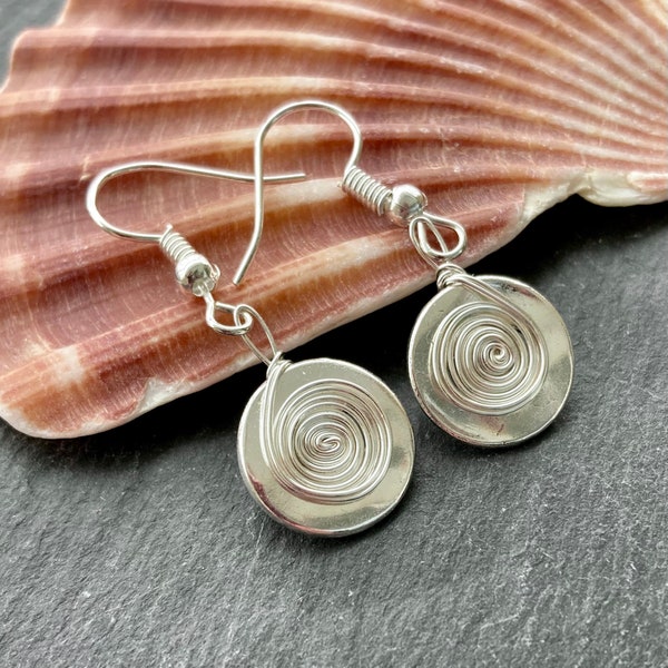 Button Earrings - Etsy