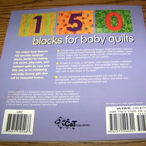 2007 Quarto, Susan Briscoe, 150 Blocks for BABY QUILTS, Softcover ...