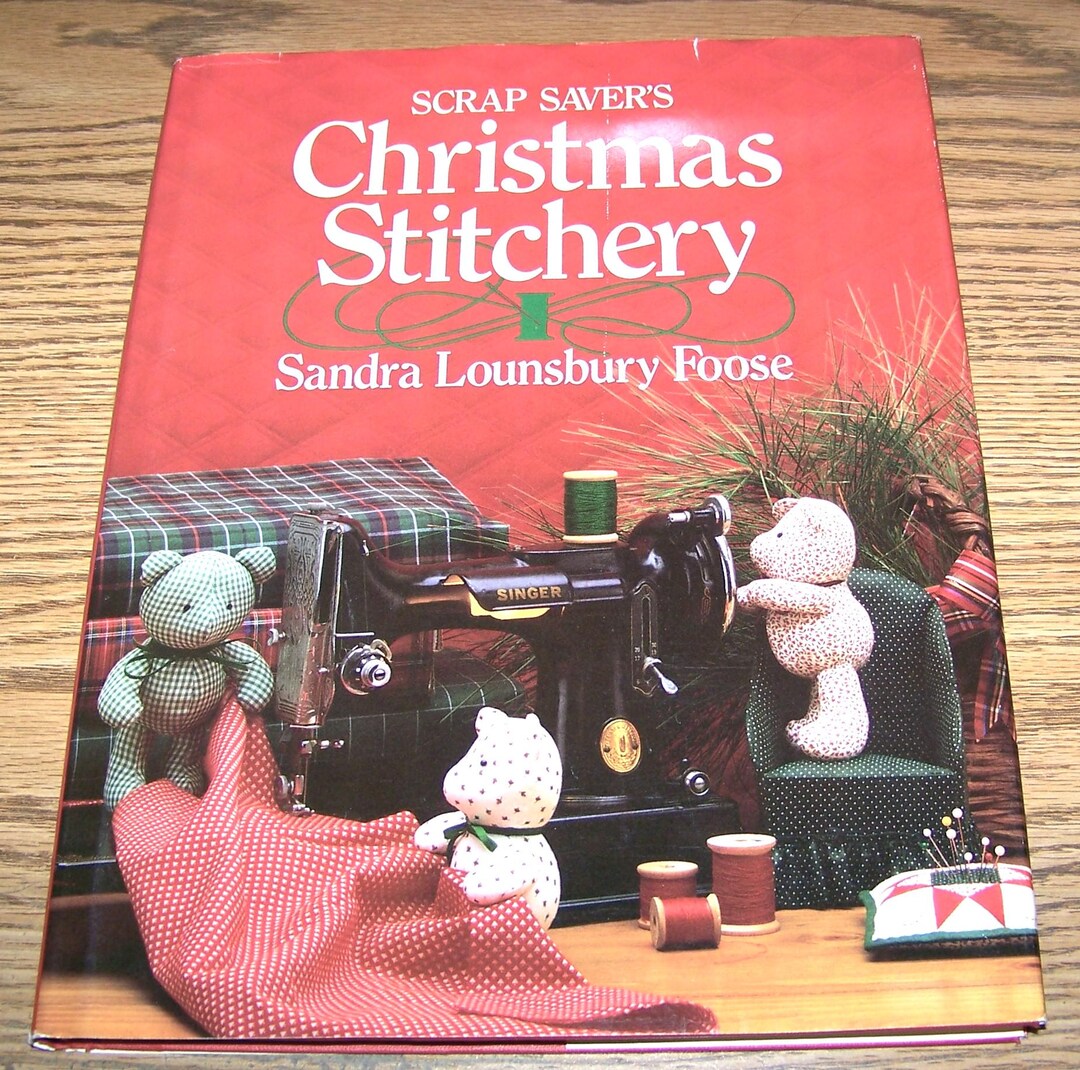 1986 HARDCOVER Oxmoor House Pattern Book - Scrap Saver's CHRISTMAS ...
