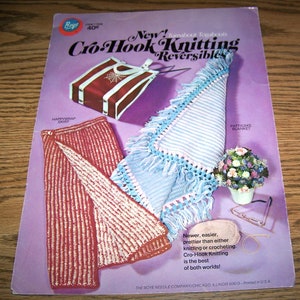 2 Vintage Boye CRO-HOOK Knitting Pattern Leaflets 7695 & 7696 - Crochet ...