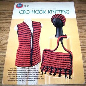 2 Vintage Boye CRO-HOOK Knitting Pattern Leaflets 7695 & 7696 - Crochet ...