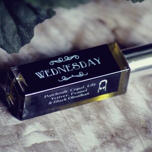 Wednesday Addams Dark Noir Goth Gothic Botanical Perfume - Etsy