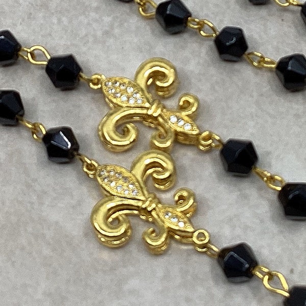Gold Eyeglass Chain Etsy