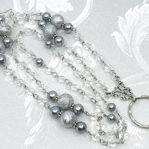 Gray Lanyard - Etsy
