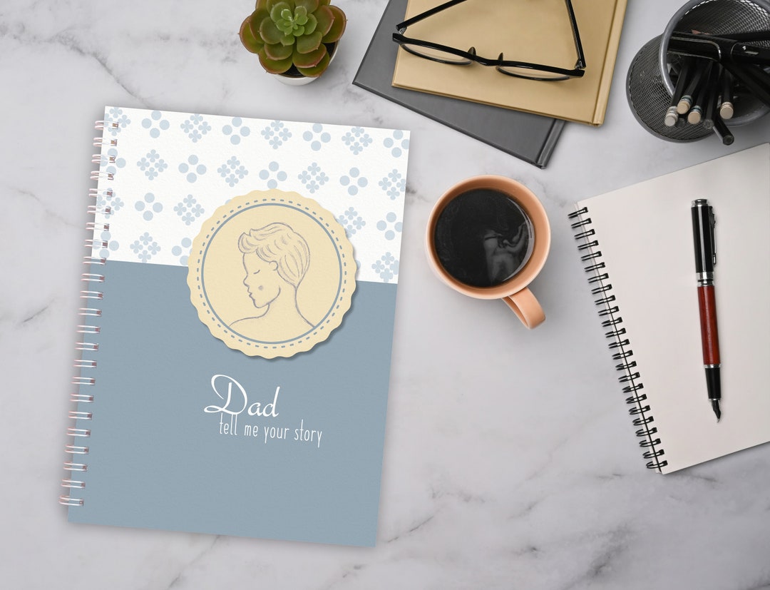 Dad Tell Me Your Story Book, Gift for Dad, Gift for Him, Present for ...