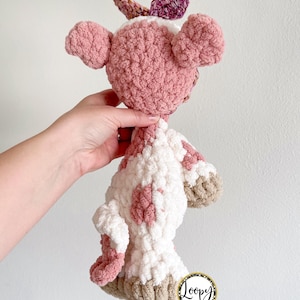 Crochet Cow Lovey | Snuggler | Stuffed Animal | Security Blanket | Made ...
