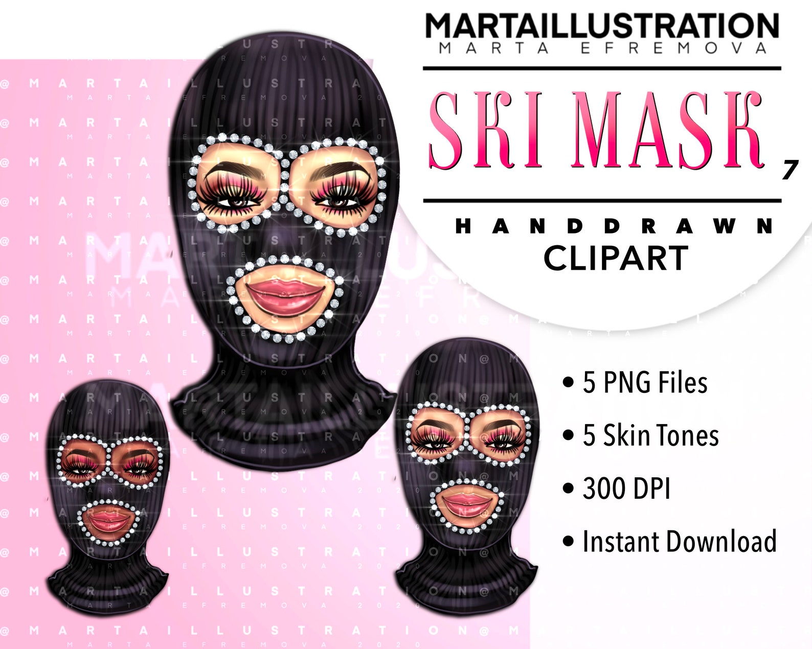 SKI MASK CLIPART, Ski Mask Png, Diamond Ski Mask Clipart, Ski Mask Logo ...