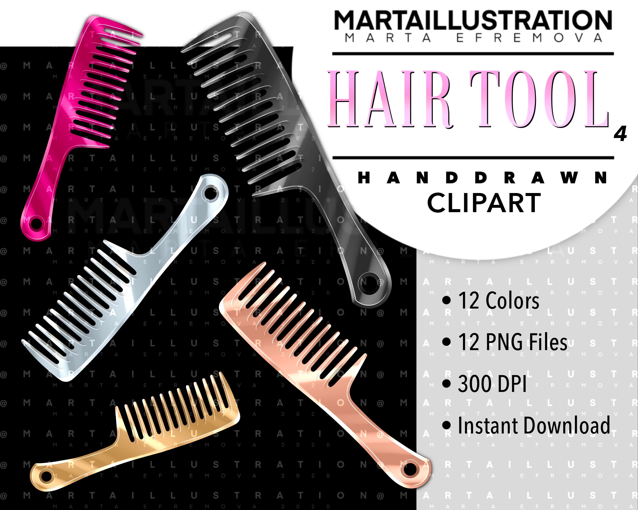 Comb And Brush Clipart